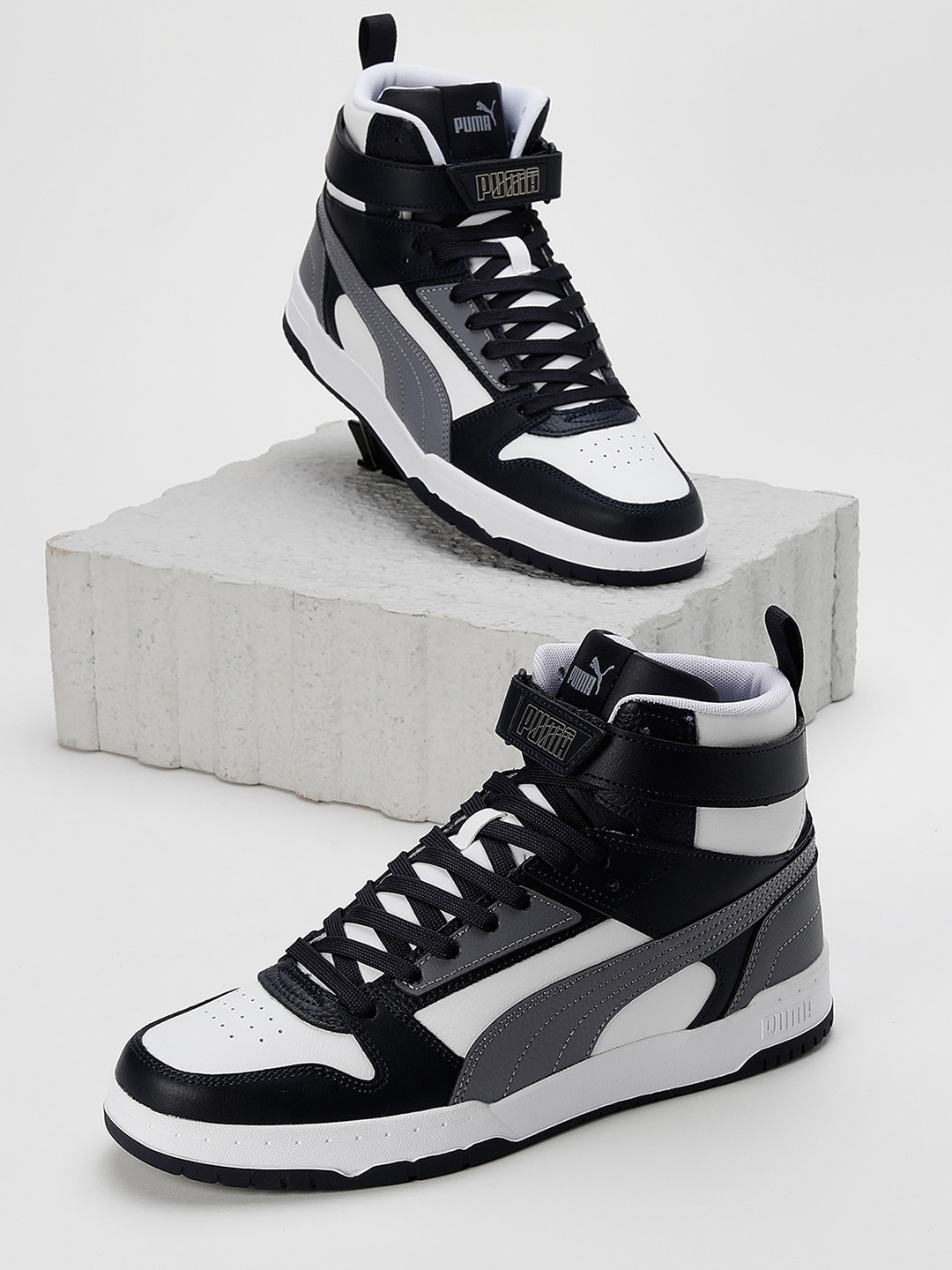 Buy Puma RBD Game Mid Top Leather Sneakers - Casual Shoes for Unisex ...