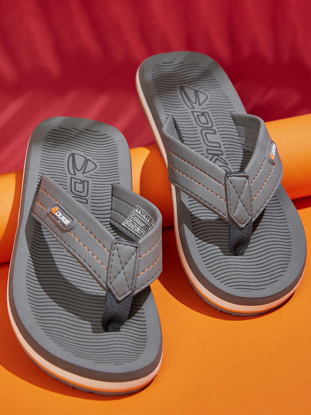 Buy Duke Men Textured Thong Flip Flops - Flip Flops for Men 22807042 ...