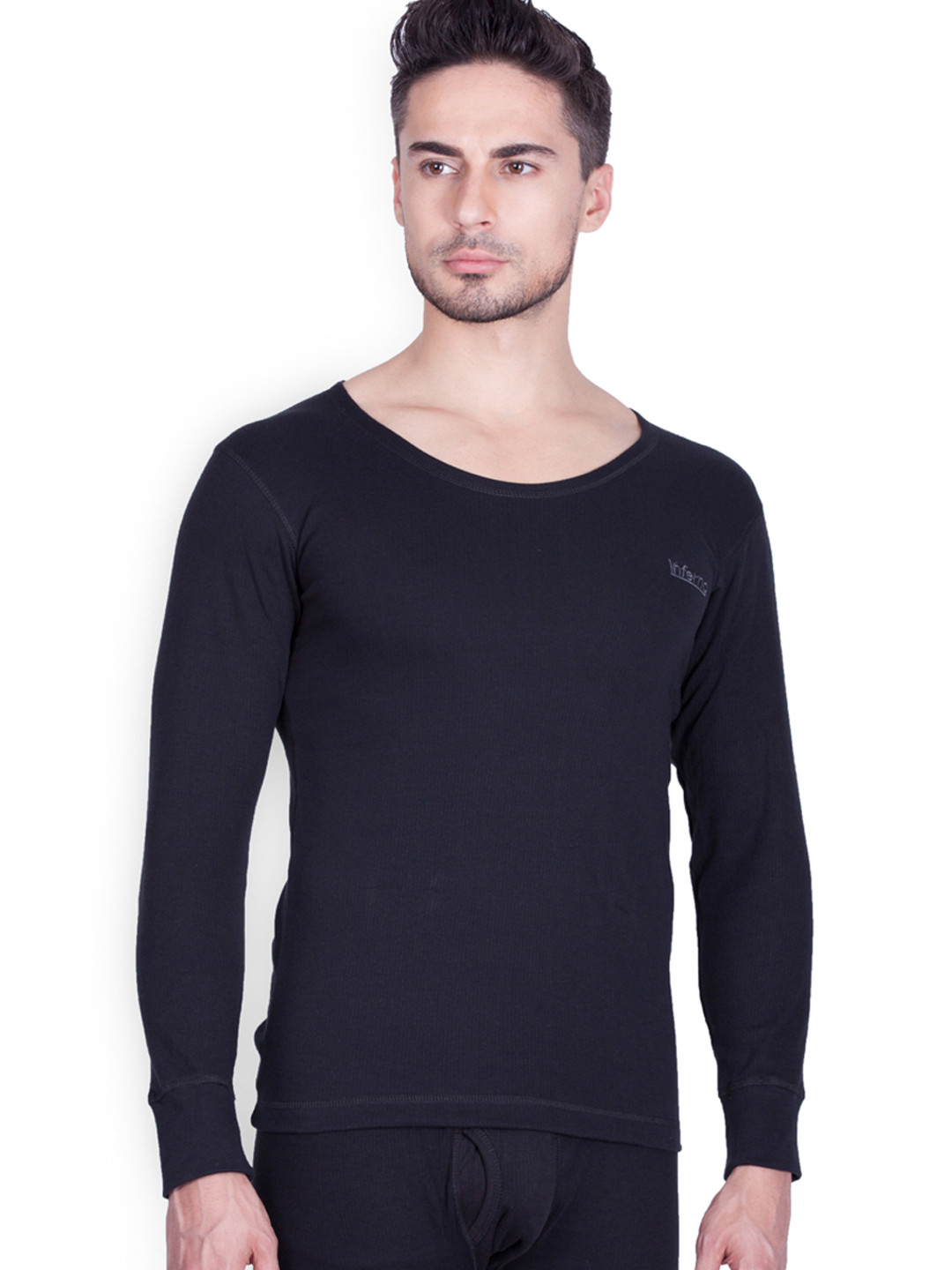 Buy Lux Inferno Black Thermal Top - Thermal Tops for Men 2280827 | Myntra