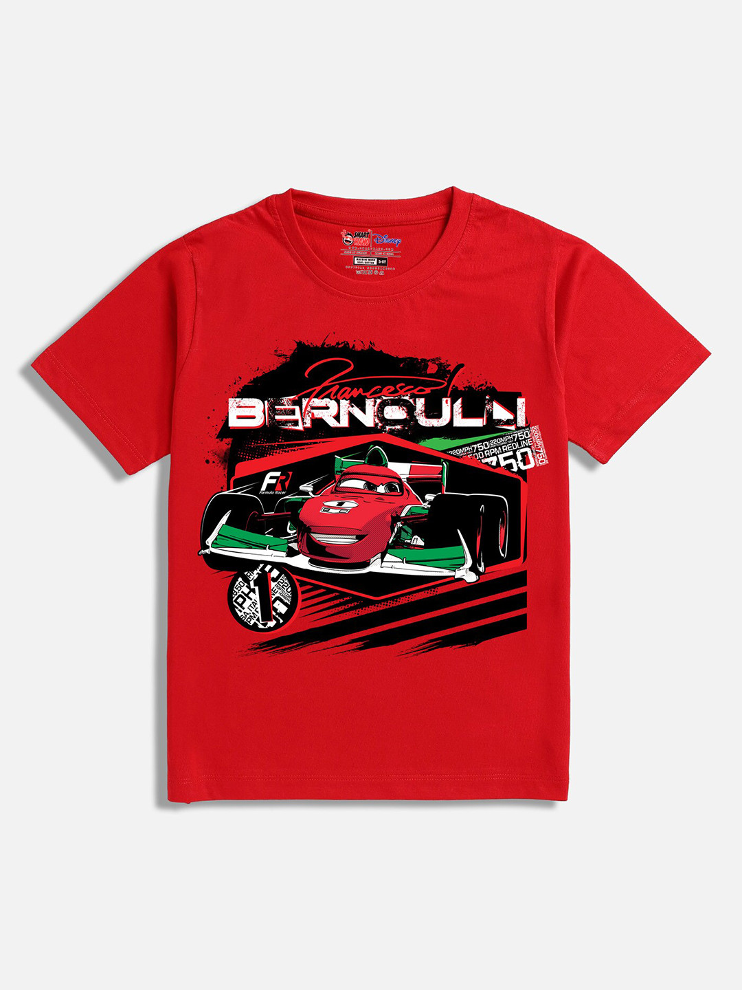 Buy SmartRAHO Boys Biker Cars Printed Cotton T Shirt - Tshirts for Boys ...