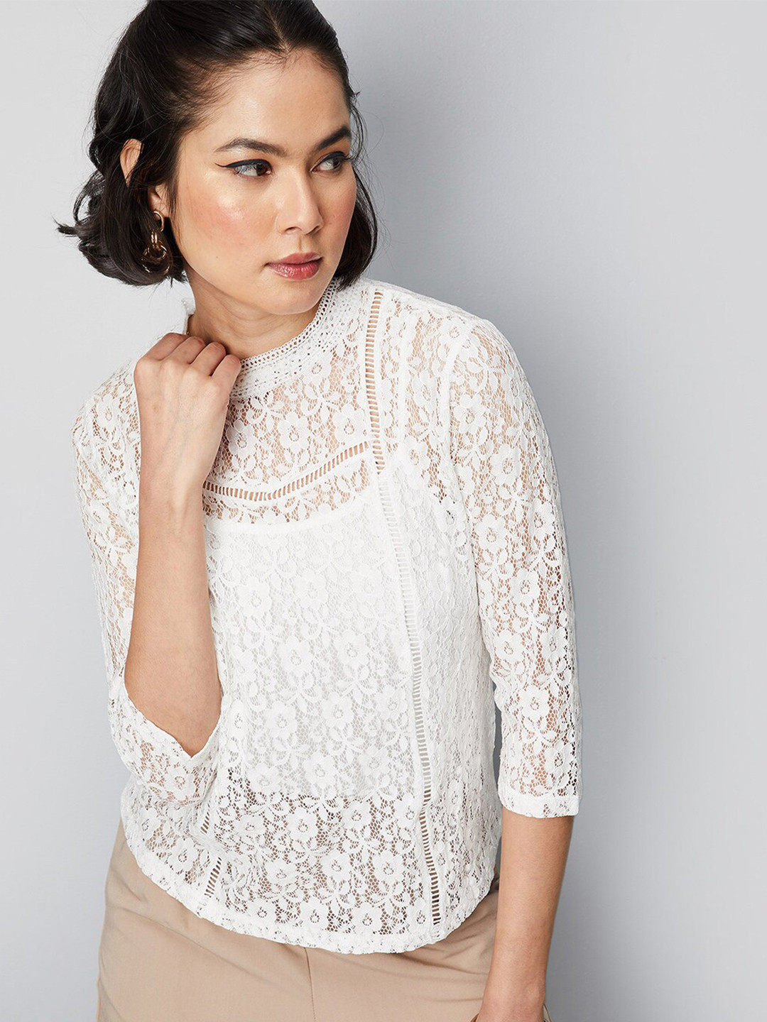 Buy Max Floral Self Design Top - Tops for Women 22841692 | Myntra