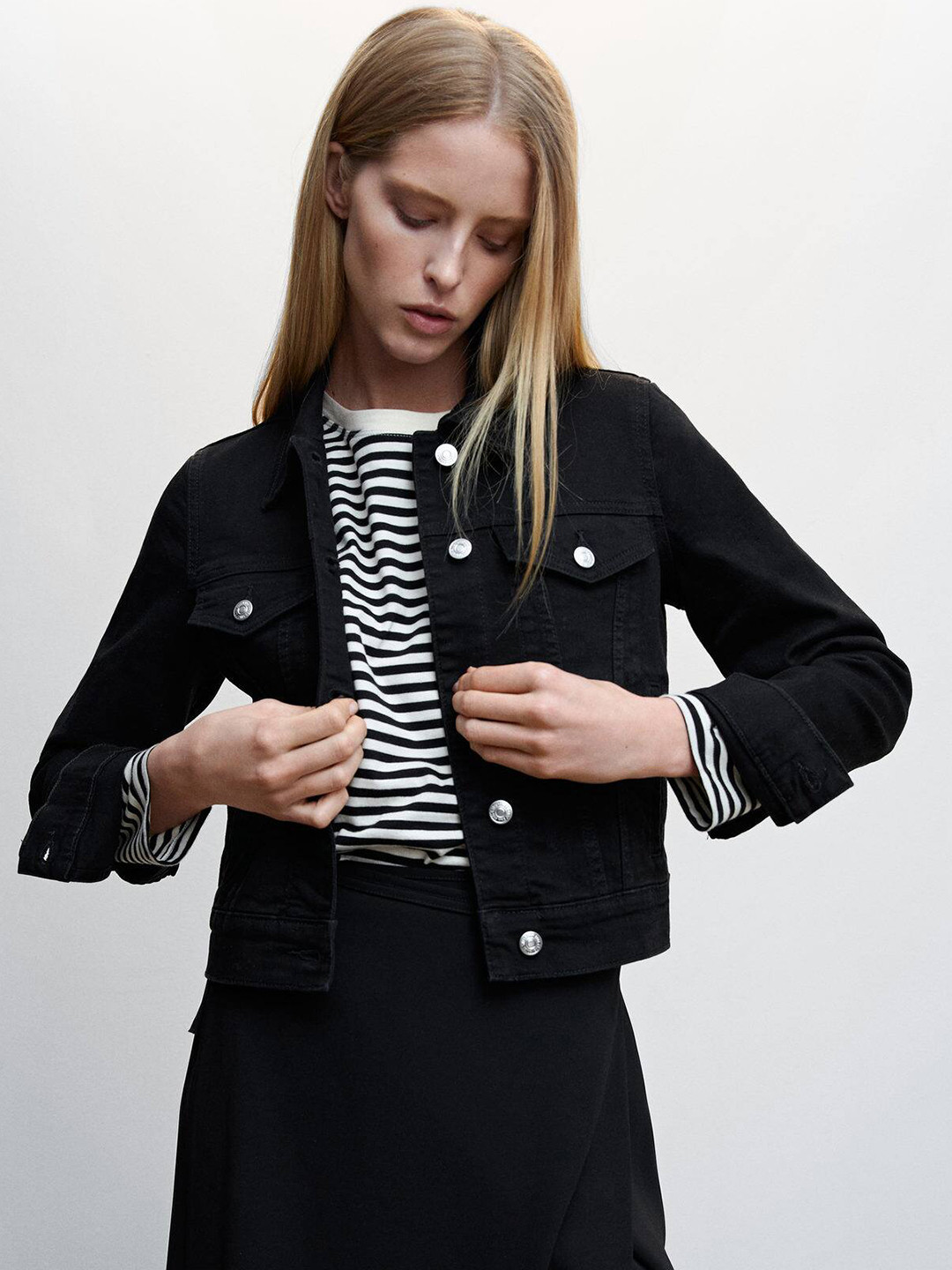 Buy MANGO Sustainable Denim Jacket - Jackets for Women 22844382 | Myntra