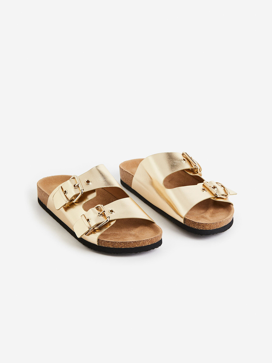 Buy H&M Women Two Strap Slides - Flats for Women 22846420 | Myntra