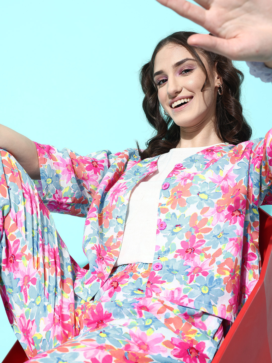 Buy Secret Wish Women Floral Printed Night Suit - Night Suits for Women ...