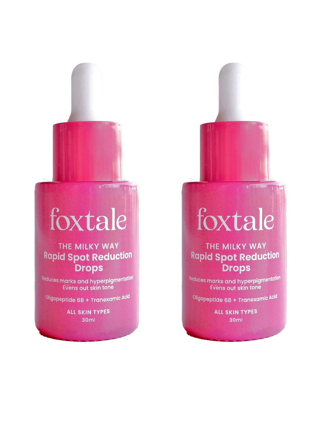 Buy FoxTale Set Of 2 The Milky Way Rapid Spot Reduction Drop Serum With ...