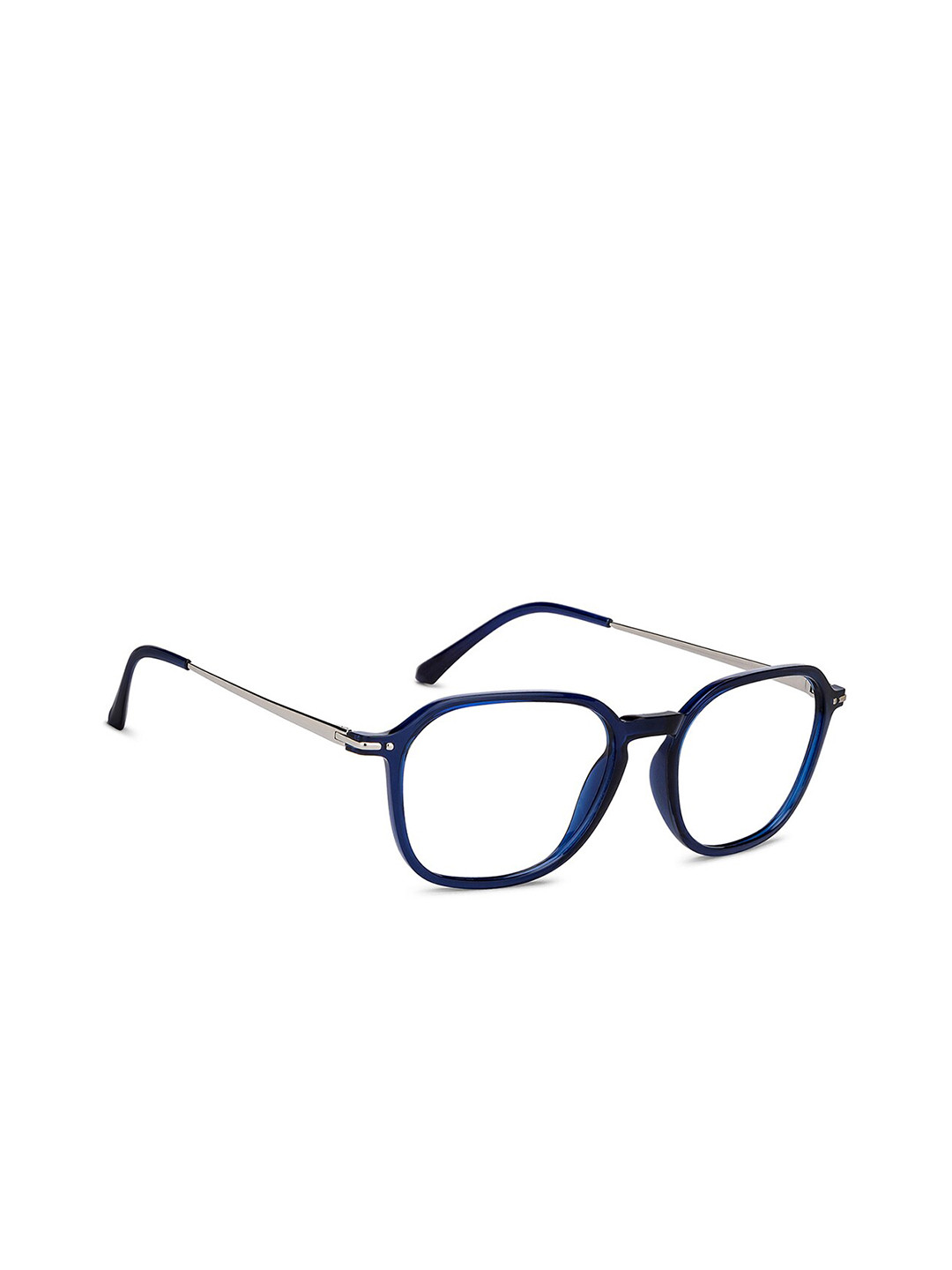 Buy Lenskart Blu Colourblocked Full Rim Square Computer Glasses ...