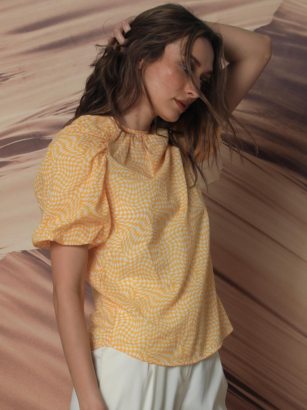 Buy RAREISM Geometric Printed Cotton Top - Tops for Women 22864524 | Myntra