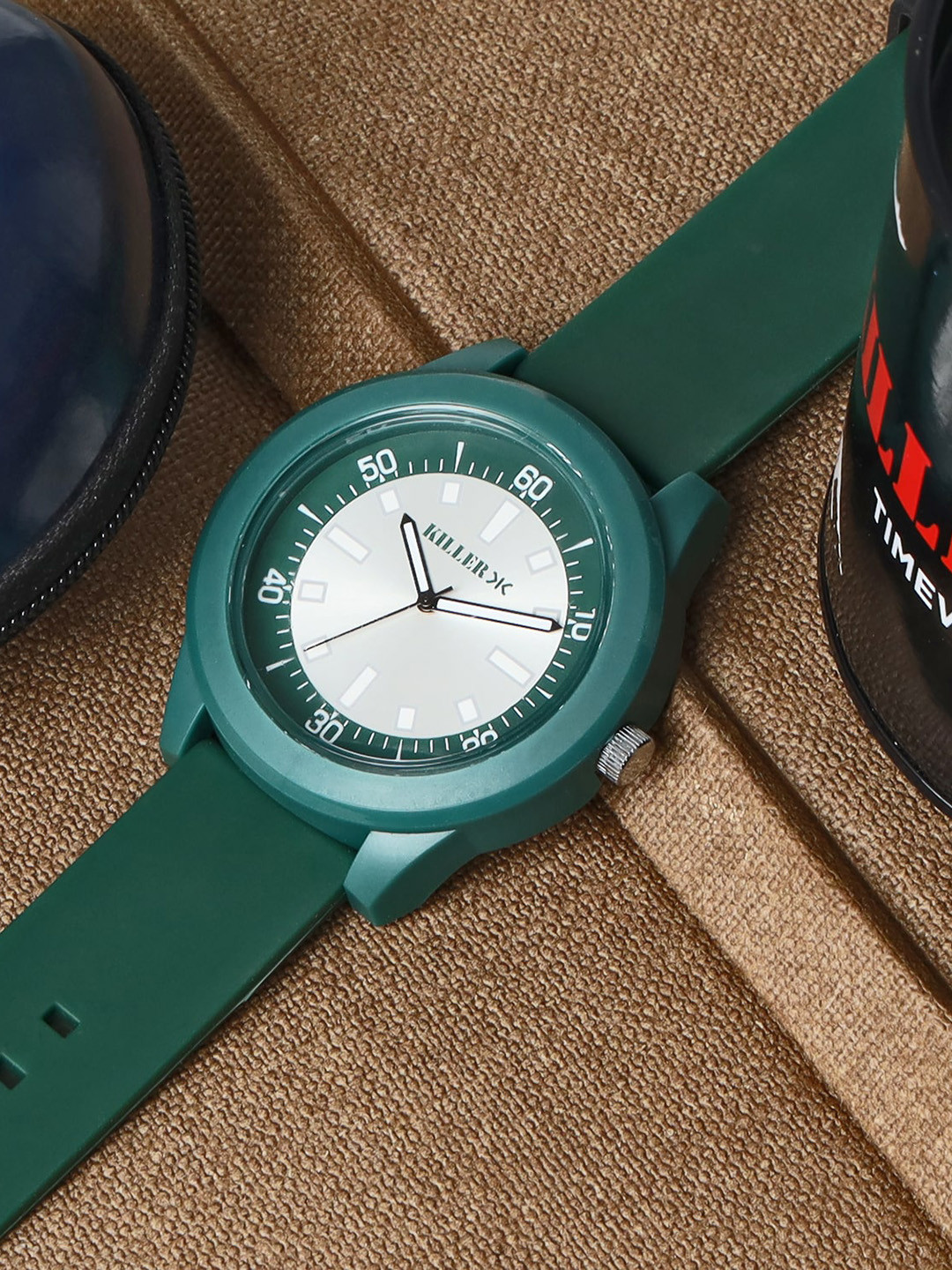 Buy Killer Men Brass Dial & Straps Analogue Watch KLMO50A - Watches for ...