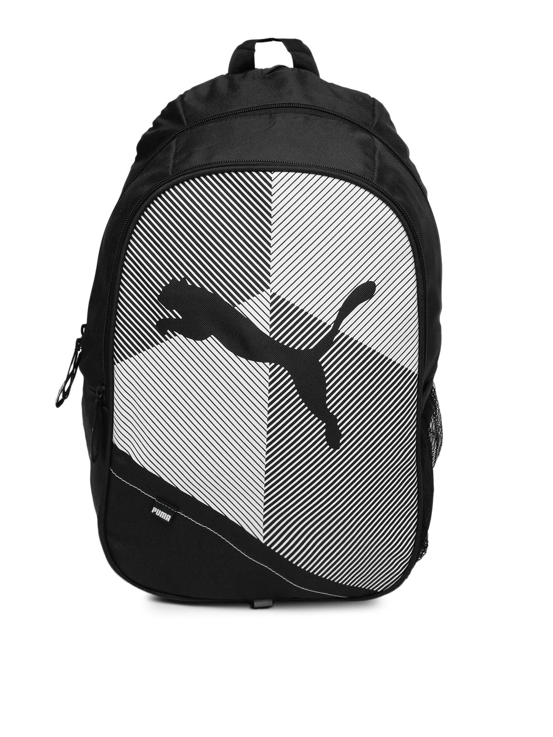 Buy Puma Unisex Black & White Graphic Backpack - Backpacks for Unisex ...