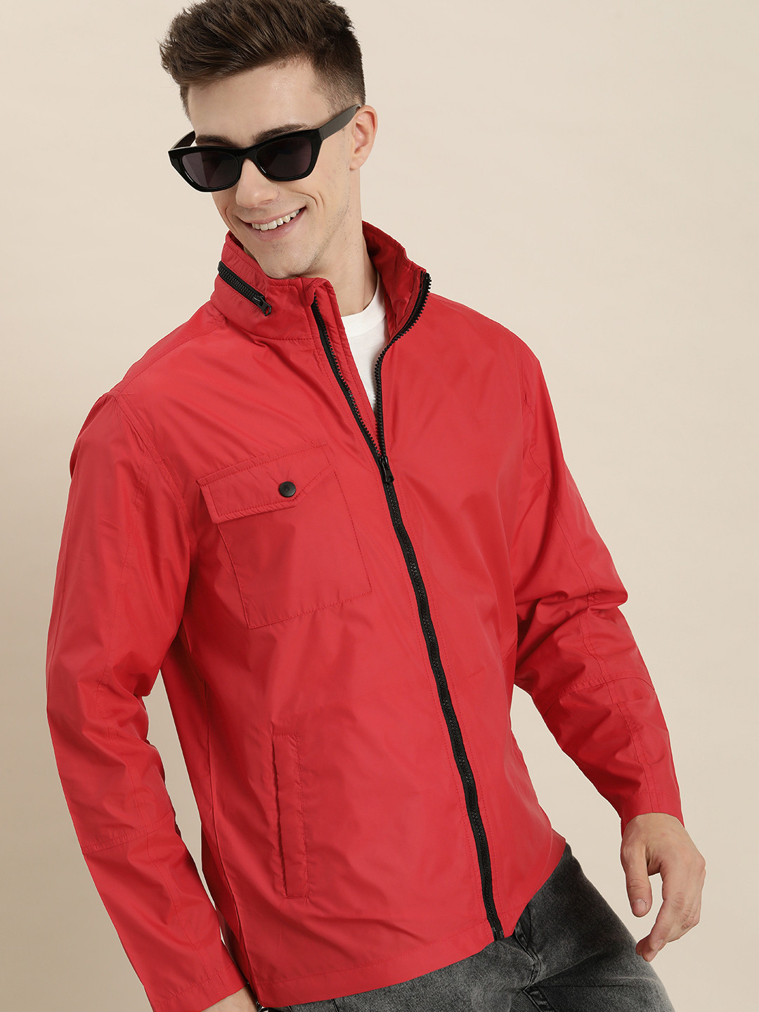 Buy HERE&NOW Sporty Jacket - Jackets for Men 22874398 | Myntra