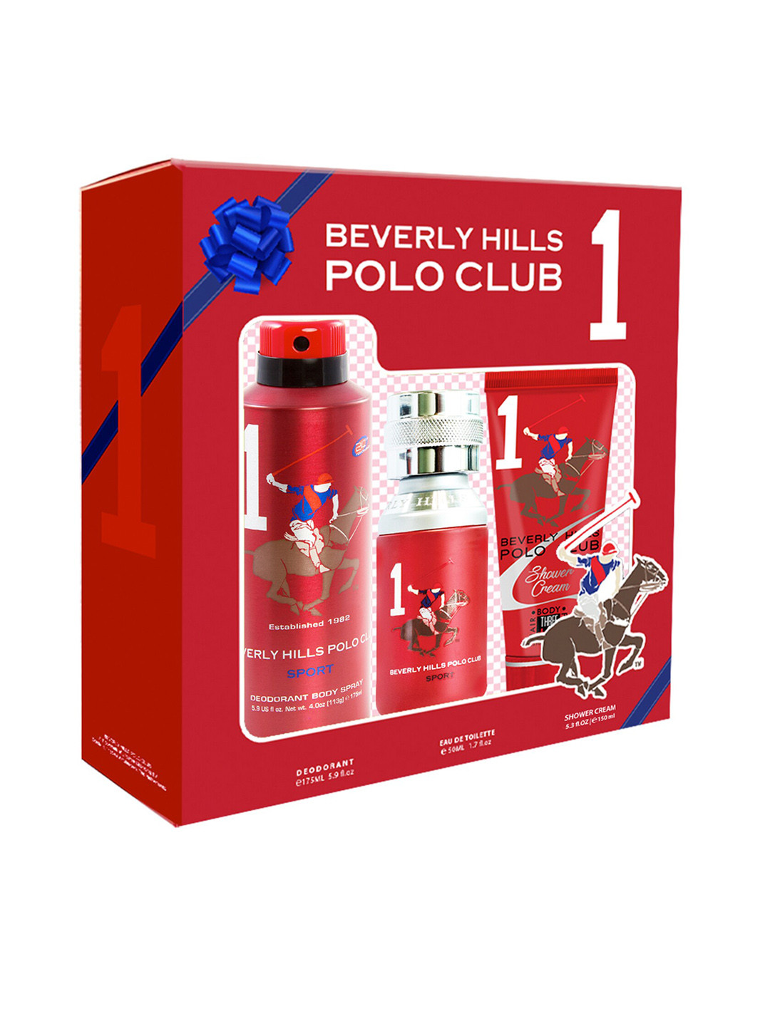 Buy Beverly Hills Polo Club Men Gift Set No.1 EDT 50ml + Deodorant ...