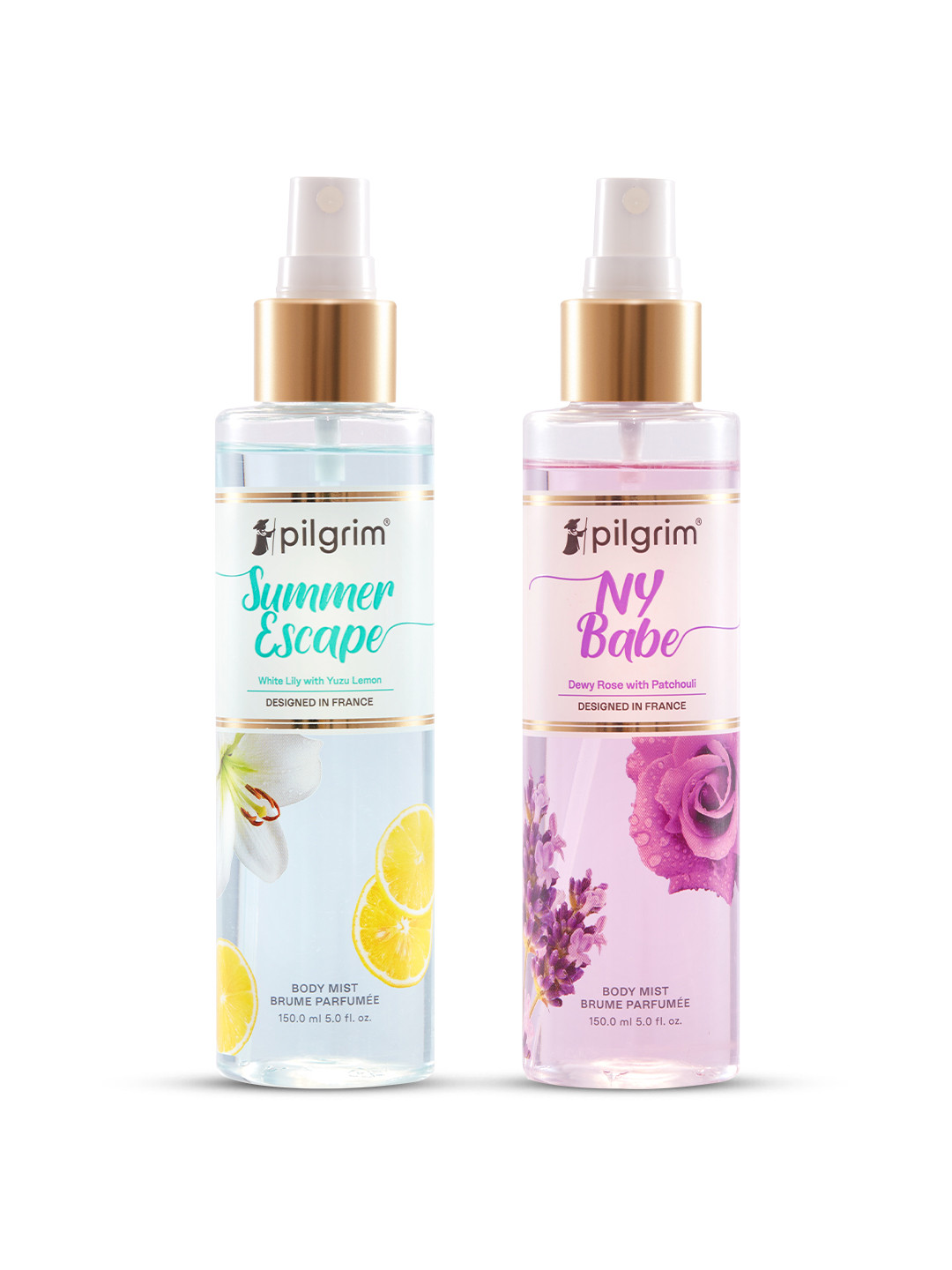 Buy Pilgrim Set Of 2 NY Babe & Summer Escape Long Lasting Fragrance ...