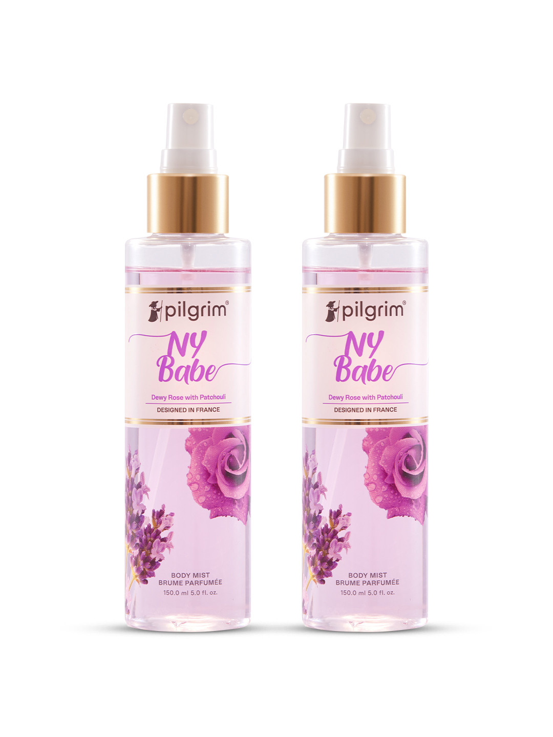 Buy Pilgrim Set Of 2 NY Babe Long Lasting Fragrance Body Mist 150ml ...
