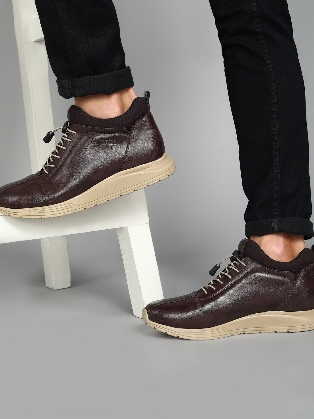 Buy Buckaroo Men ZEKI Mid Top Flatform Heel Regular Boots - Boots for ...