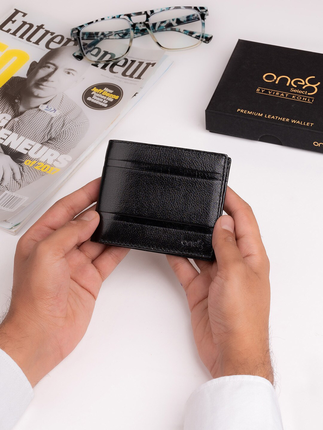 Buy One8 Men Light Weight Leather Two Fold Wallet With SIM Card Holder ...