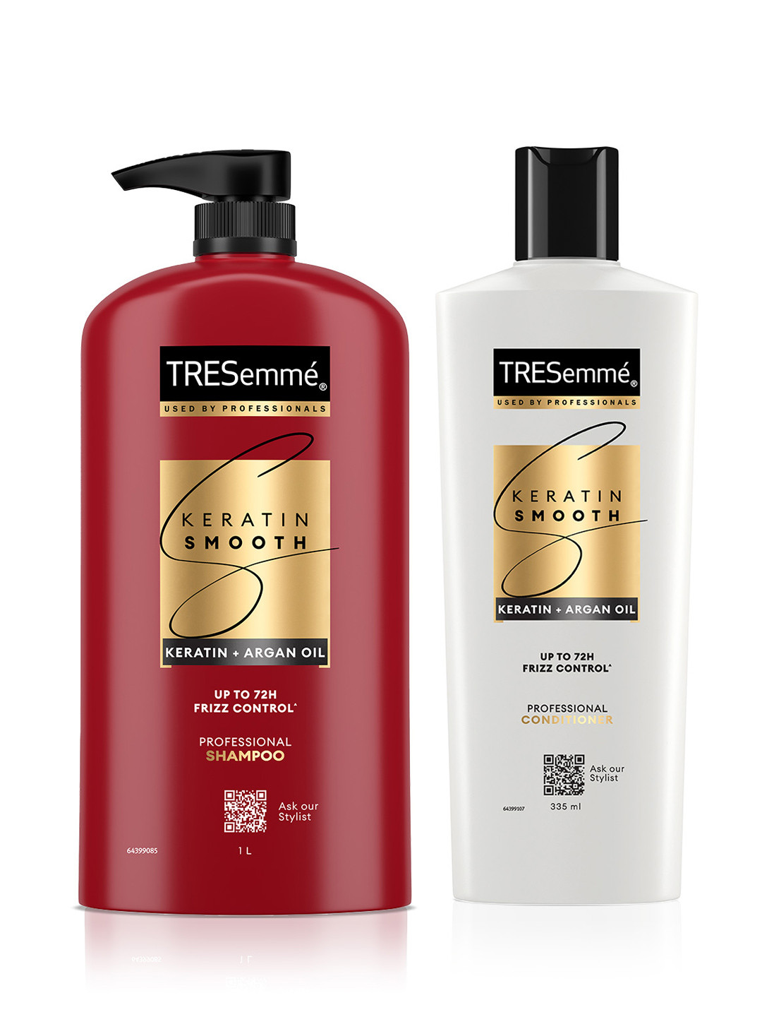 Buy TRESemme Set Of Keratin Smooth Shampoo 1000 Ml & Conditioner 340 Ml ...