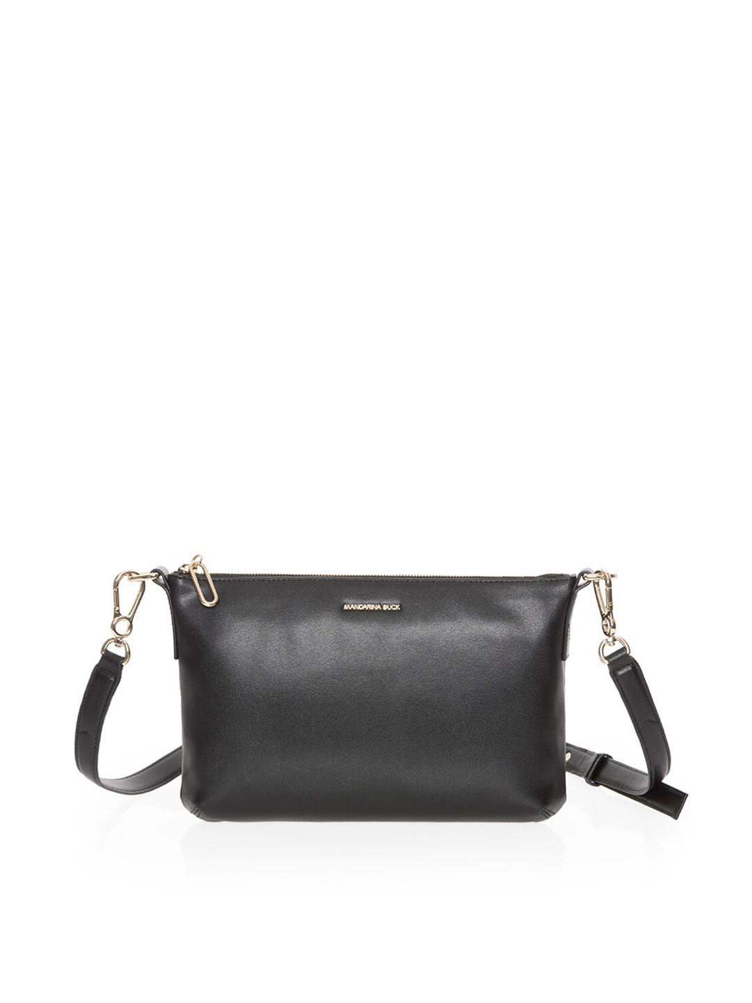 Buy MANDARINA DUCK Textured Leather Structured Sling Bag - Handbags for ...