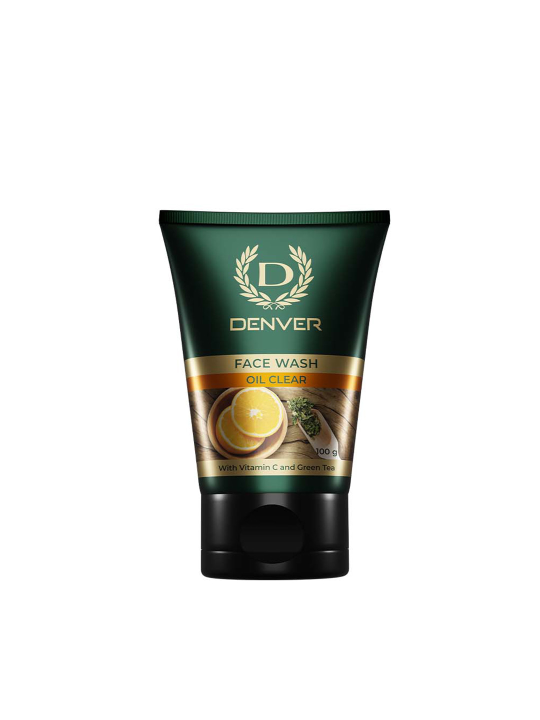 Buy Denver Men Oil Clear Face Wash With Vitamin C & Green Tea 100g ...