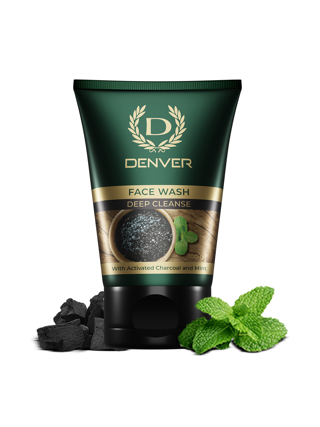 Buy Denver Deep Cleanse Face Wash With Activated Charcoal & Mint 100g ...