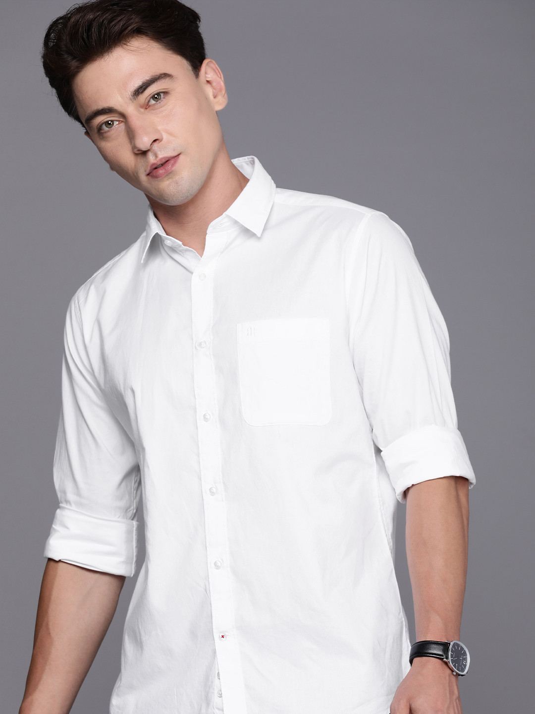 Buy Raymond Slim Fit Pure Cotton Casual Shirt - Shirts for Men 22899104 ...