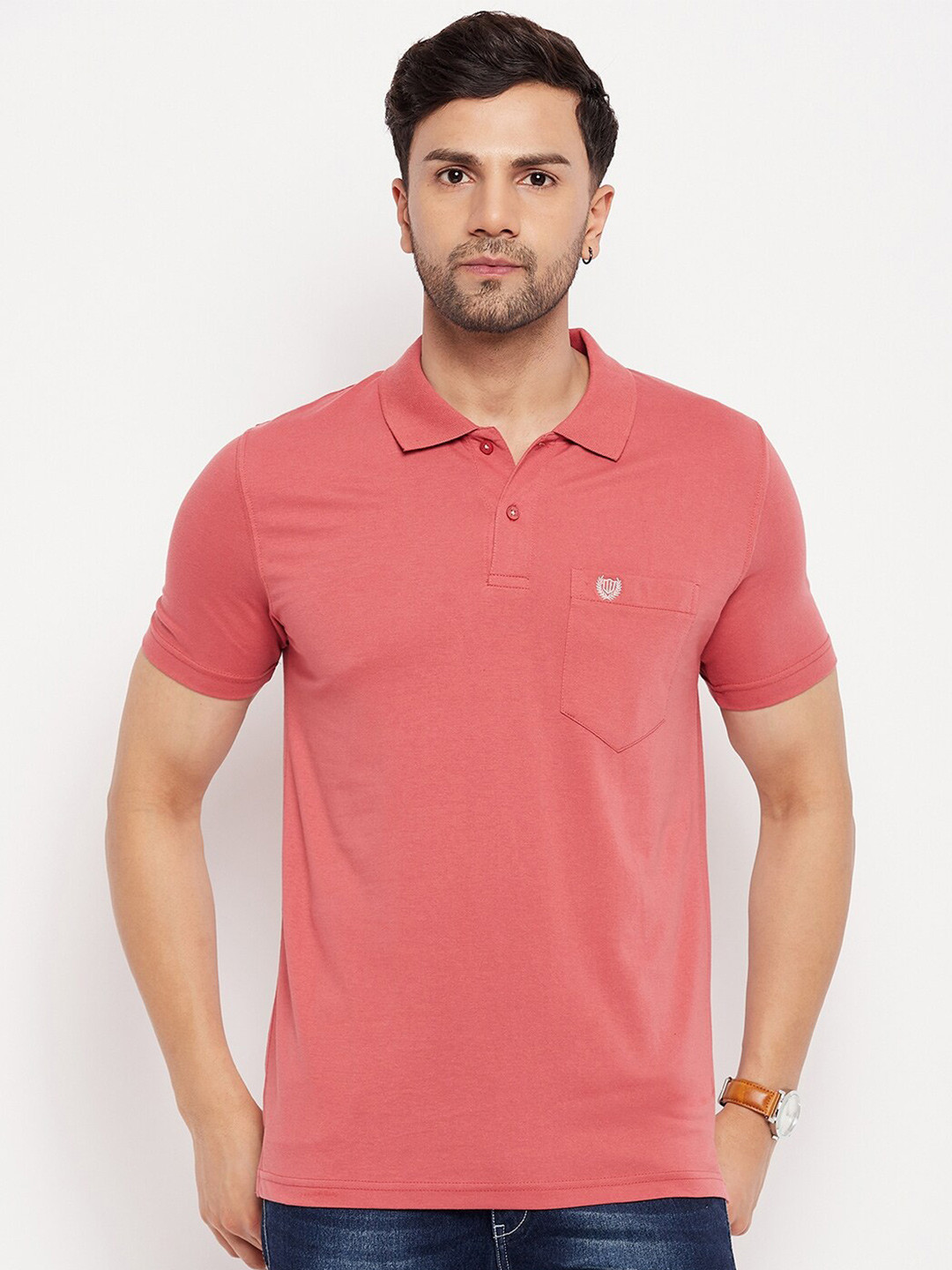 Buy Duke Polo Collar Chest Pocket Cotton T Shirt - Tshirts for Men ...
