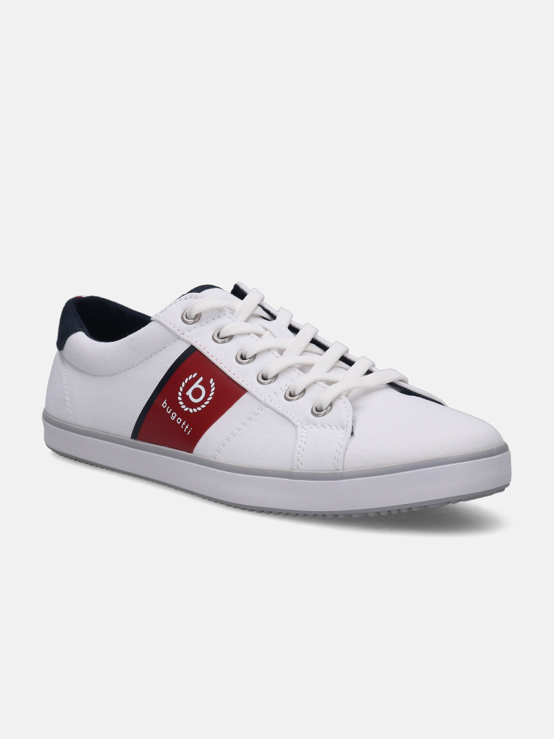 Buy Bugatti Albert White Canvas Sneakers - Casual Shoes for Men ...