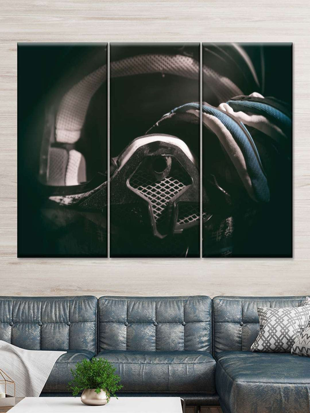 Buy POSTERS AND TRUSS Black 3 Pieces Painting Wall Art - Wall Art for ...
