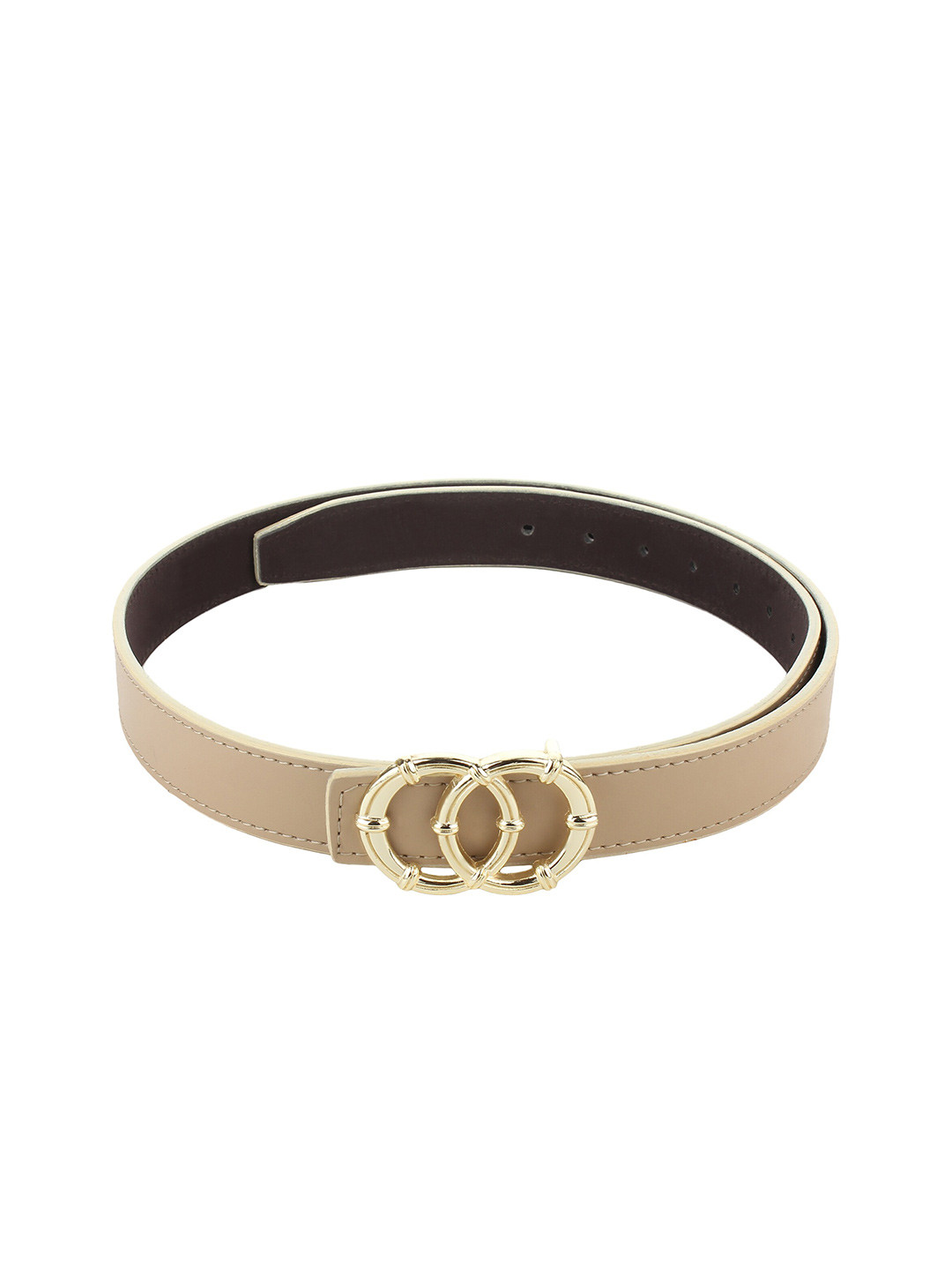 Buy DressBerry Women Cream Coloured Solid Casual Belt - Belts for Women ...