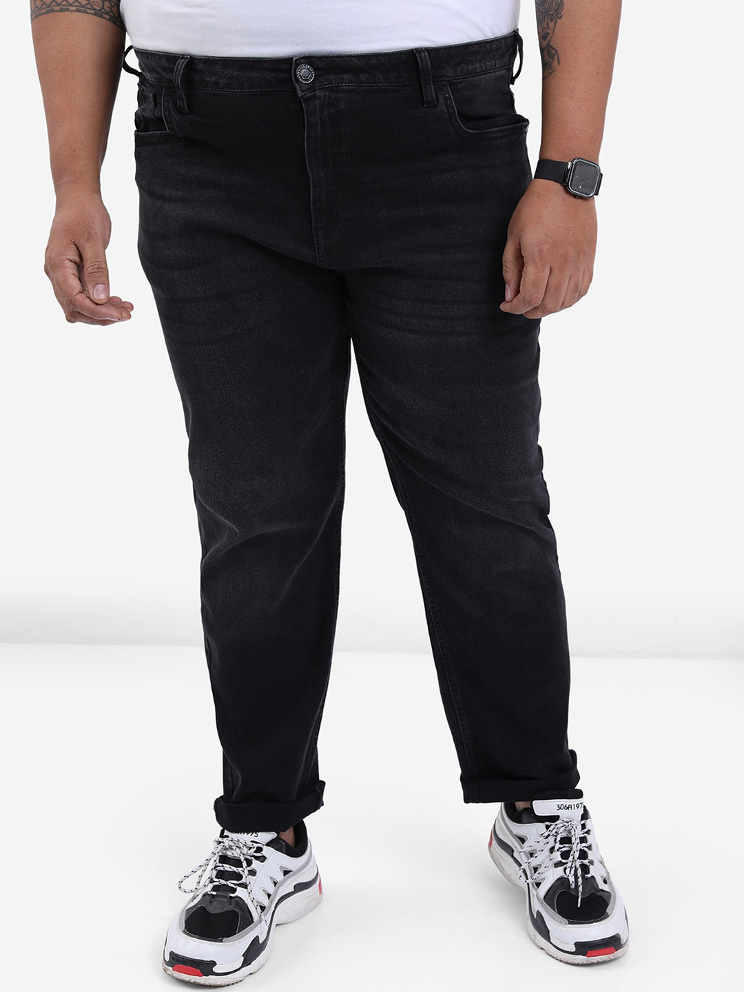 Buy HIGHLANDER Men Plus Size Slim Fit Stretchable Jeans - Jeans for Men ...