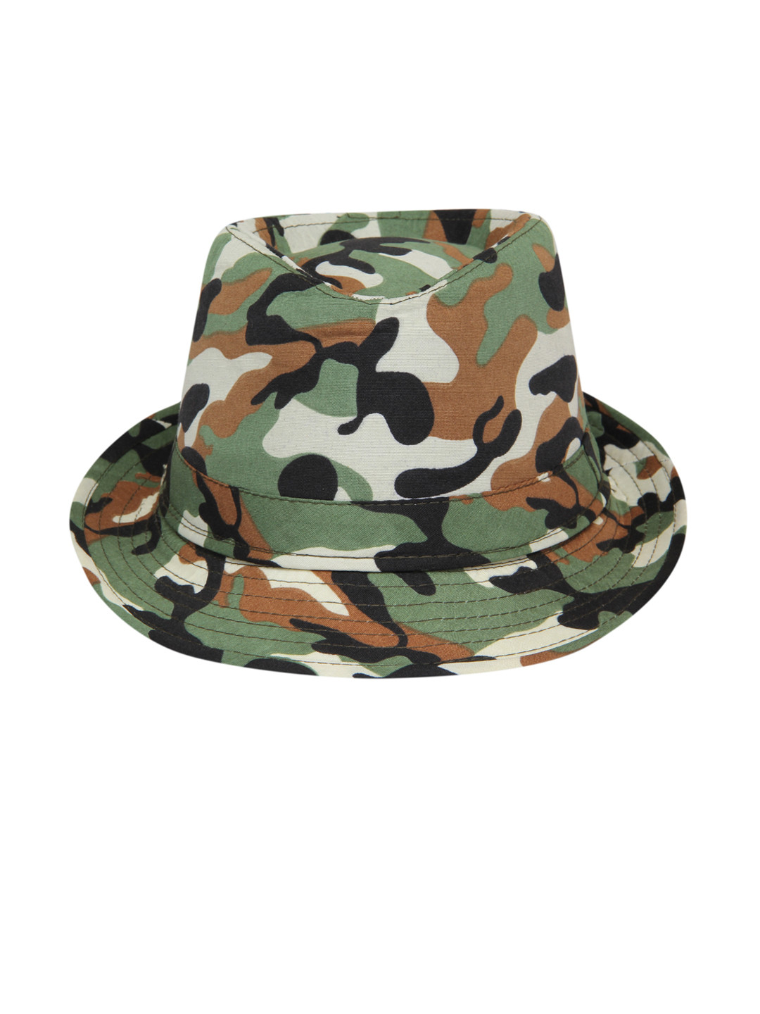 Buy FabSeasons Unisex Camouflage Print Fedora Hat - Hat for Unisex ...