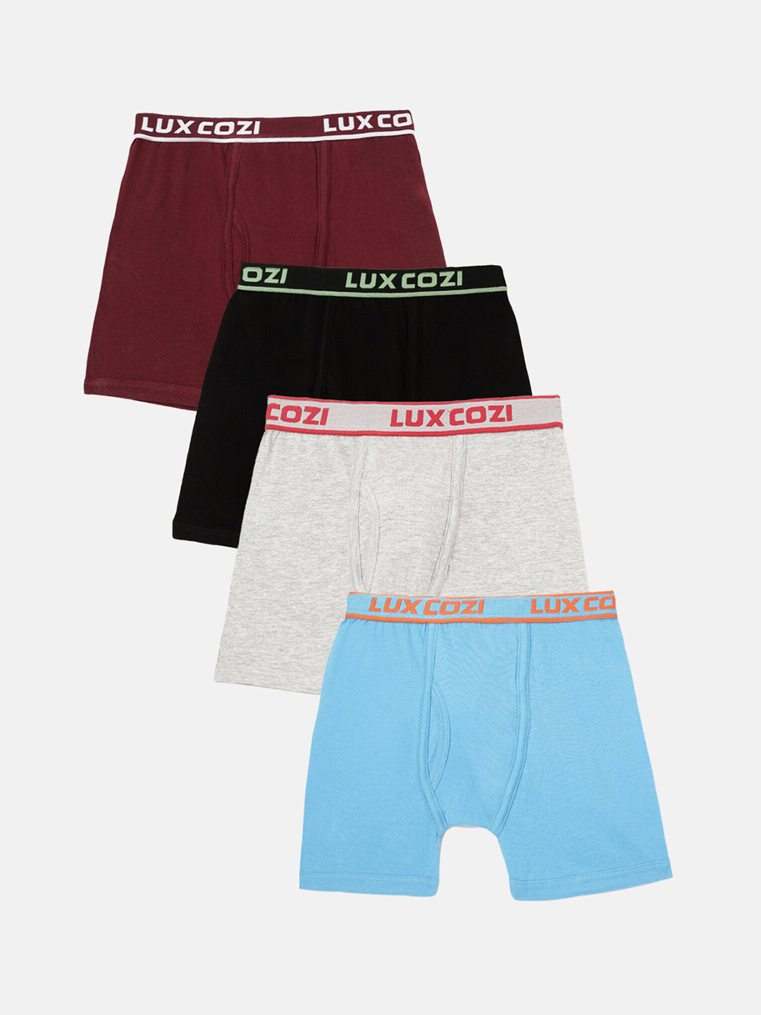 Buy Lux Cozi Boys Pack Of 4 Assorted Trunks - Trunk for Boys 22923546 ...