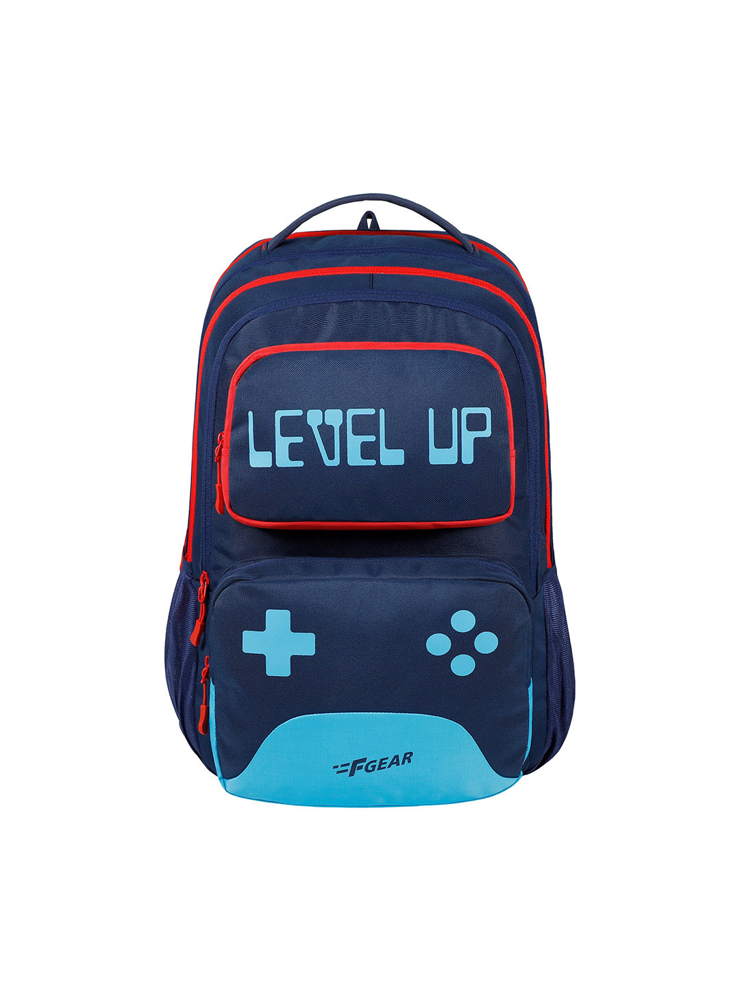 Buy F Gear Kids Level Up Graphic Printed Backpack With Shoe Pocket ...