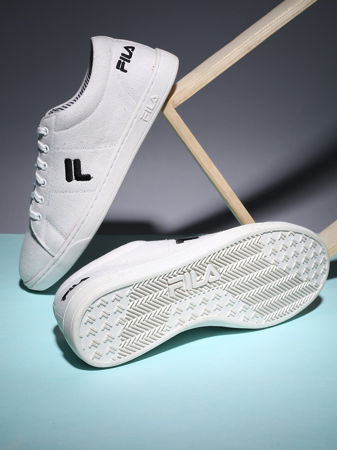 Buy FILA Men EZIOTA Memory Foam Canvas Basics Sneakers - Casual Shoes ...