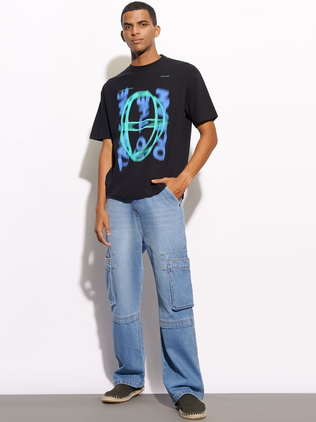 Buy FREAKINS Men Straight Fit High Rise Clean Look Cotton Jeans - Jeans ...