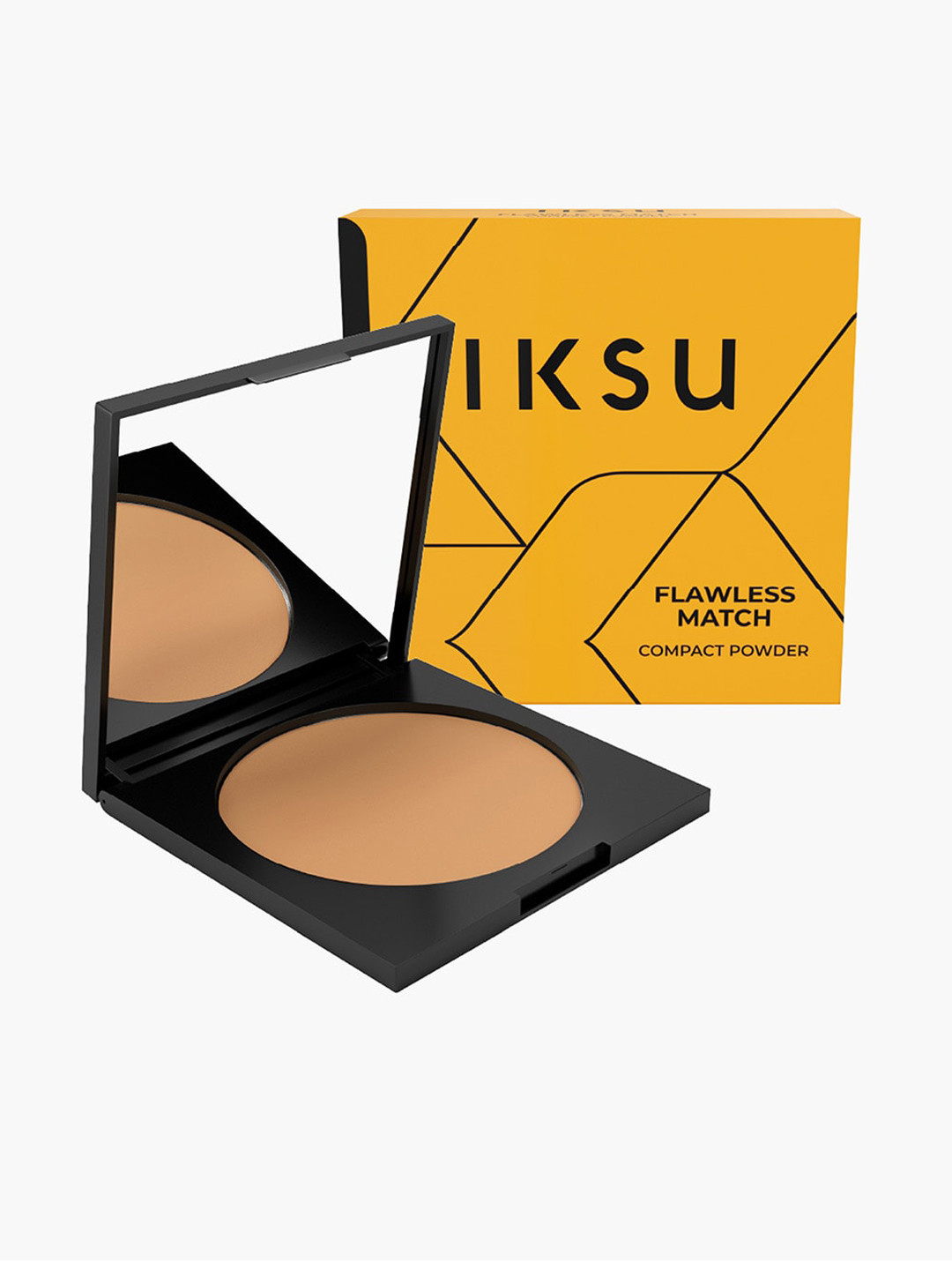 Buy IKSU By Lifestyle Flawless Match Soft Matte Compact Powder With ...