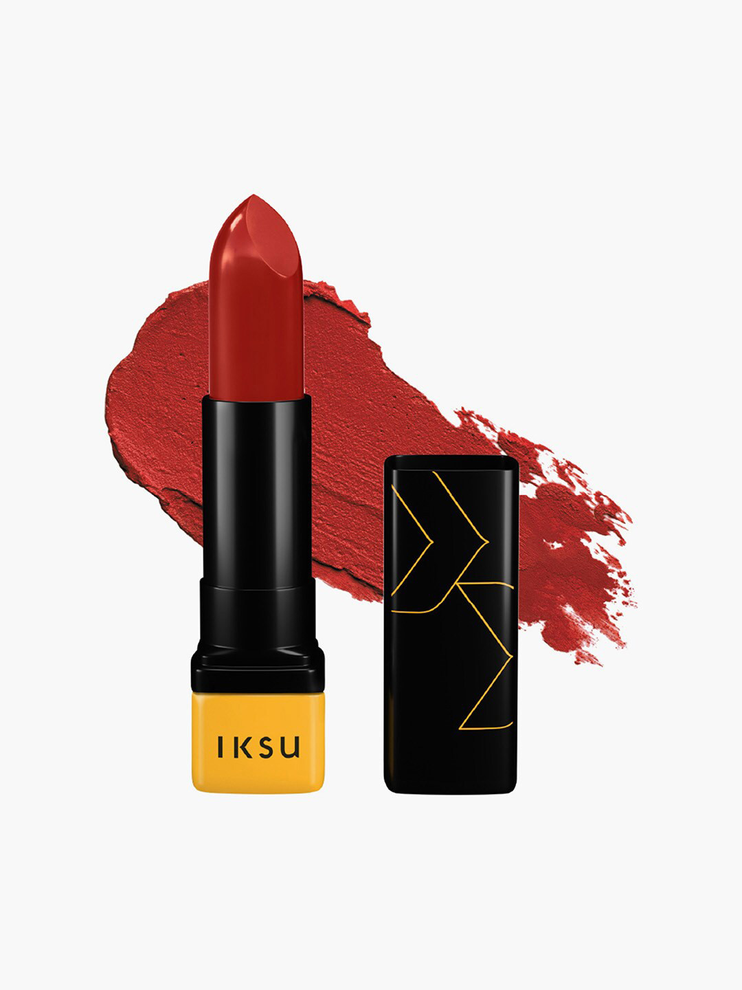 Buy IKSU By Lifestyle Suede Kiss Creme Matte Lipstick 4.5 G Crimson ...