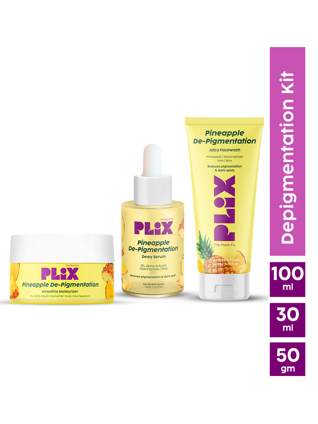 Buy PLIX Depigmentation Kit With 2% Alpha Arbutin, SymWhite PLUS & 1% ...