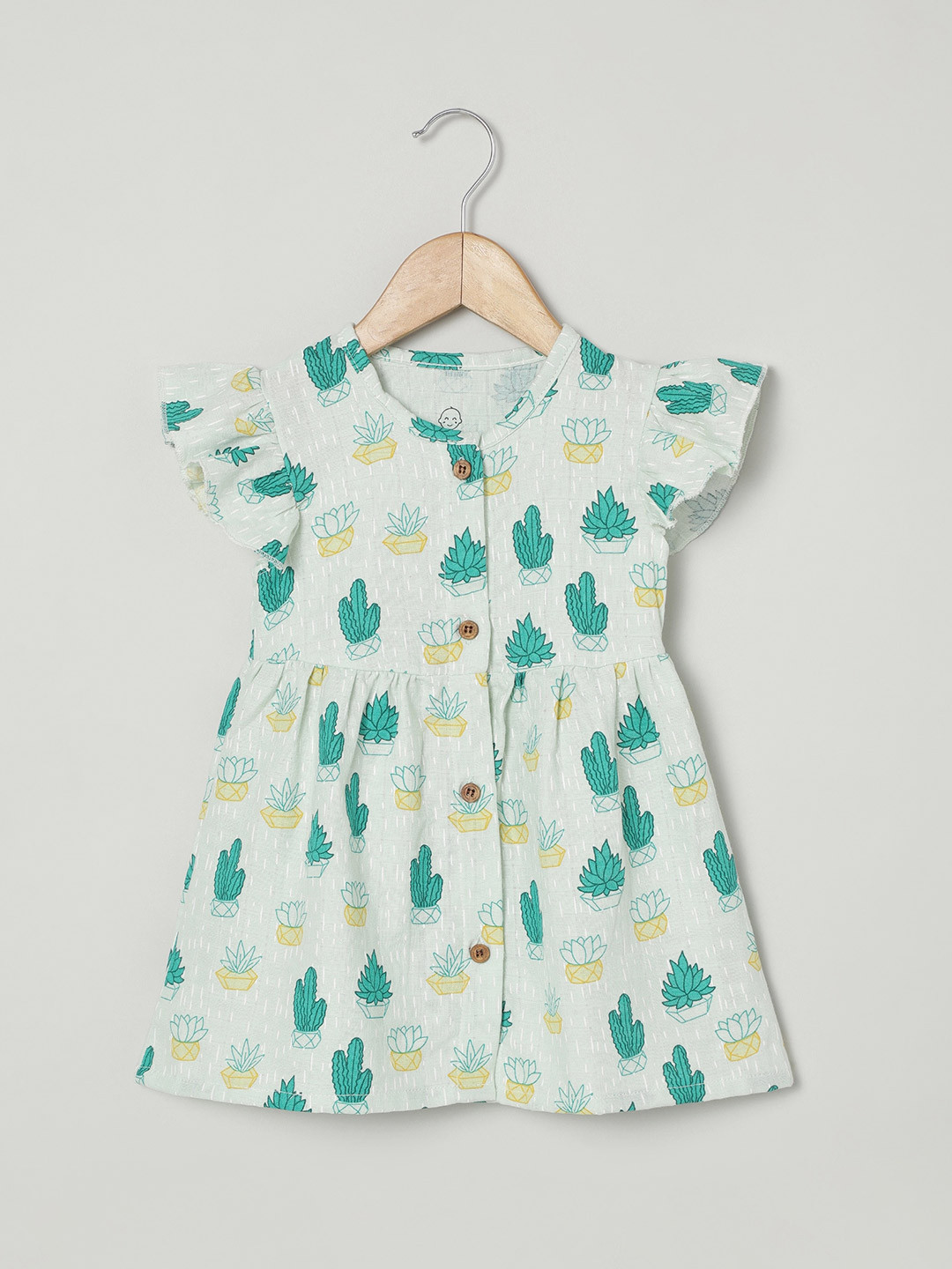 Buy The Boo Boo Club Girls Print Sustainable Organic Cotton Fit & Flare ...