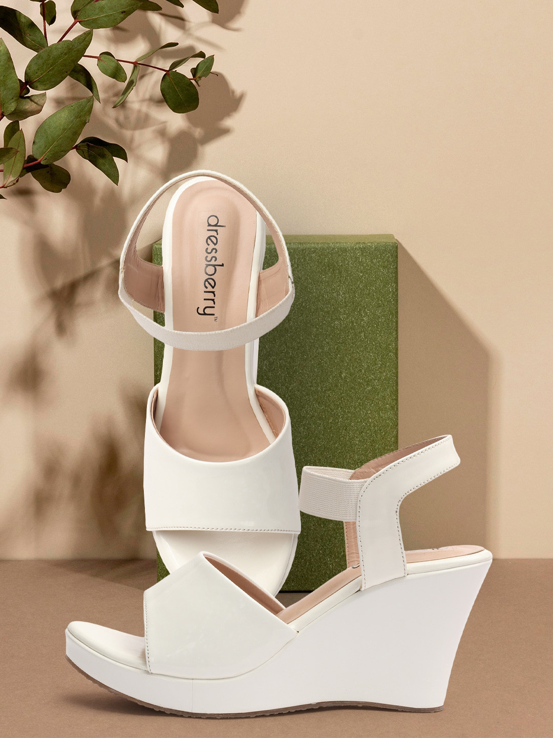 Buy DressBerry White Open Toe Wedge Heels - Heels for Women 22958836 ...