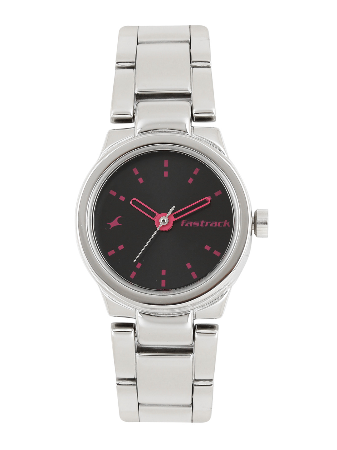 Buy Fastrack Women Black Analogue Watch NK6114SM02 - Watches for Women ...