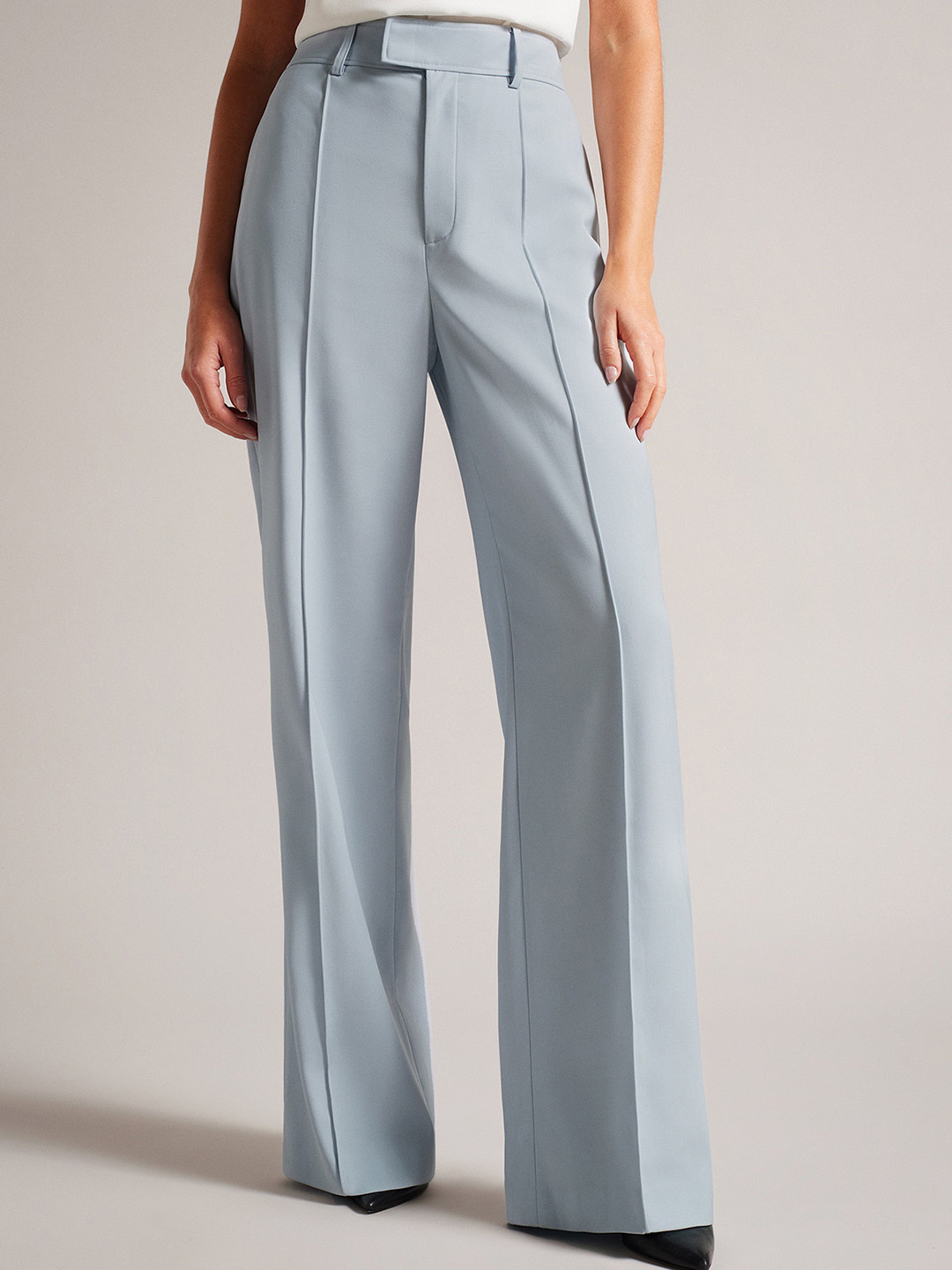 Buy Ted Baker Women Mid Rise Parallel Trousers - Trousers for Women ...
