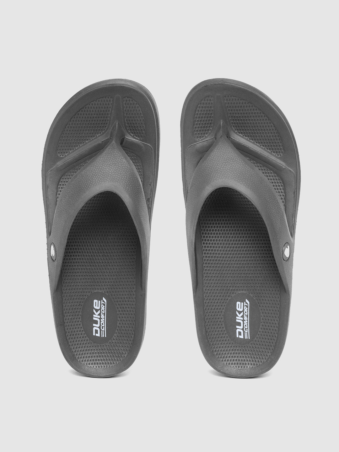 Buy Duke Men Brand Logo Detail Thong Flip Flops - Flip Flops for Men ...