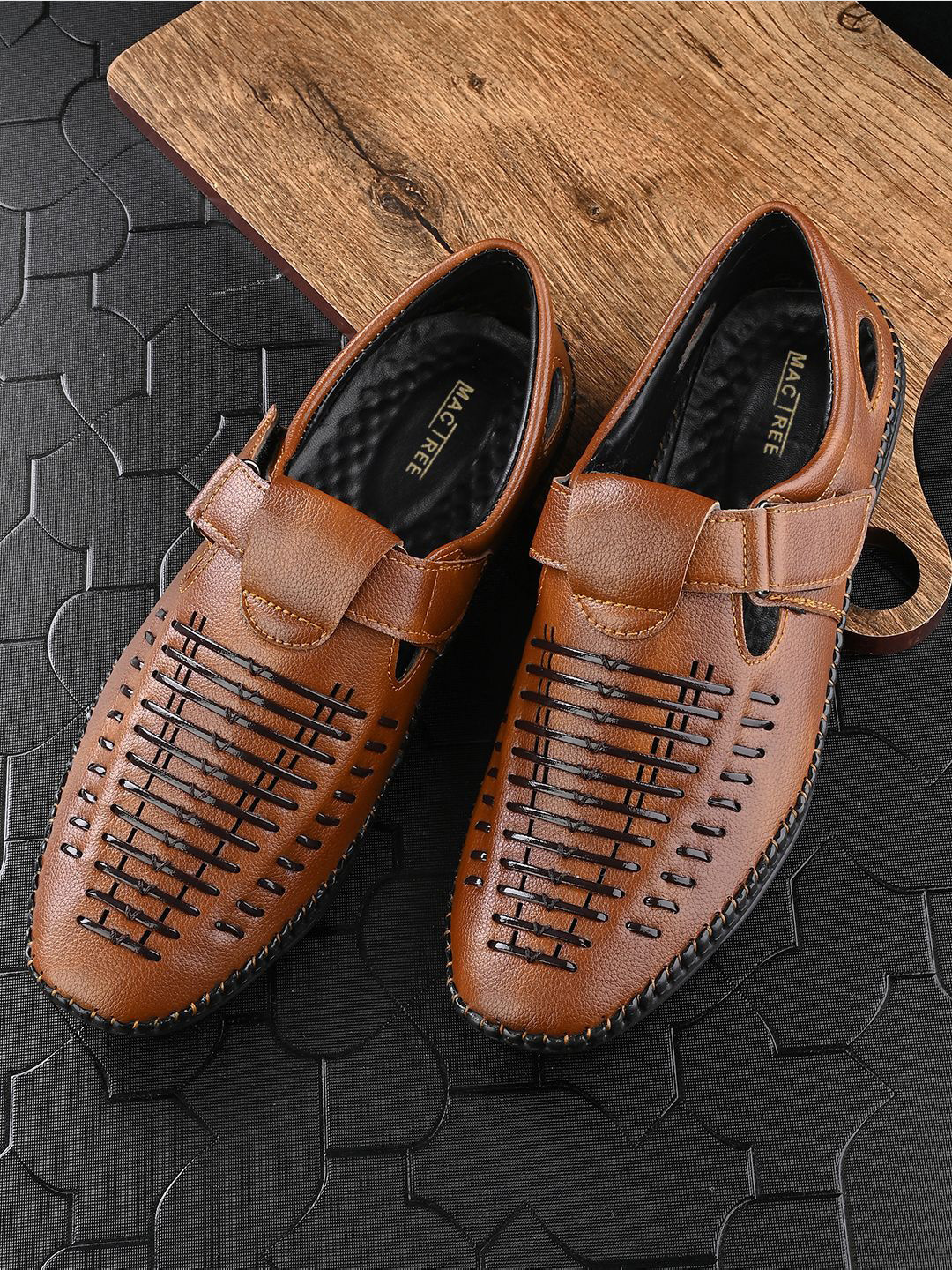 Buy Mactree Men Textured Shoe Style Sandals - Sandals for Men 22979708 ...