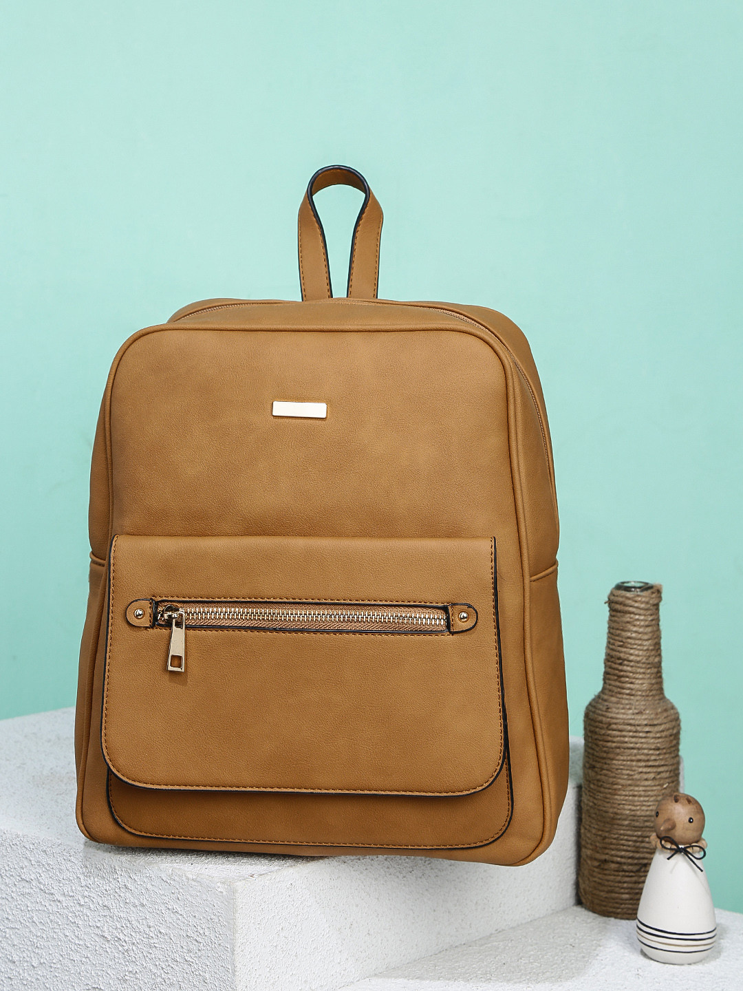 Buy 20Dresses Women Brown Solid Backpack - Backpacks for Women 2298124 ...