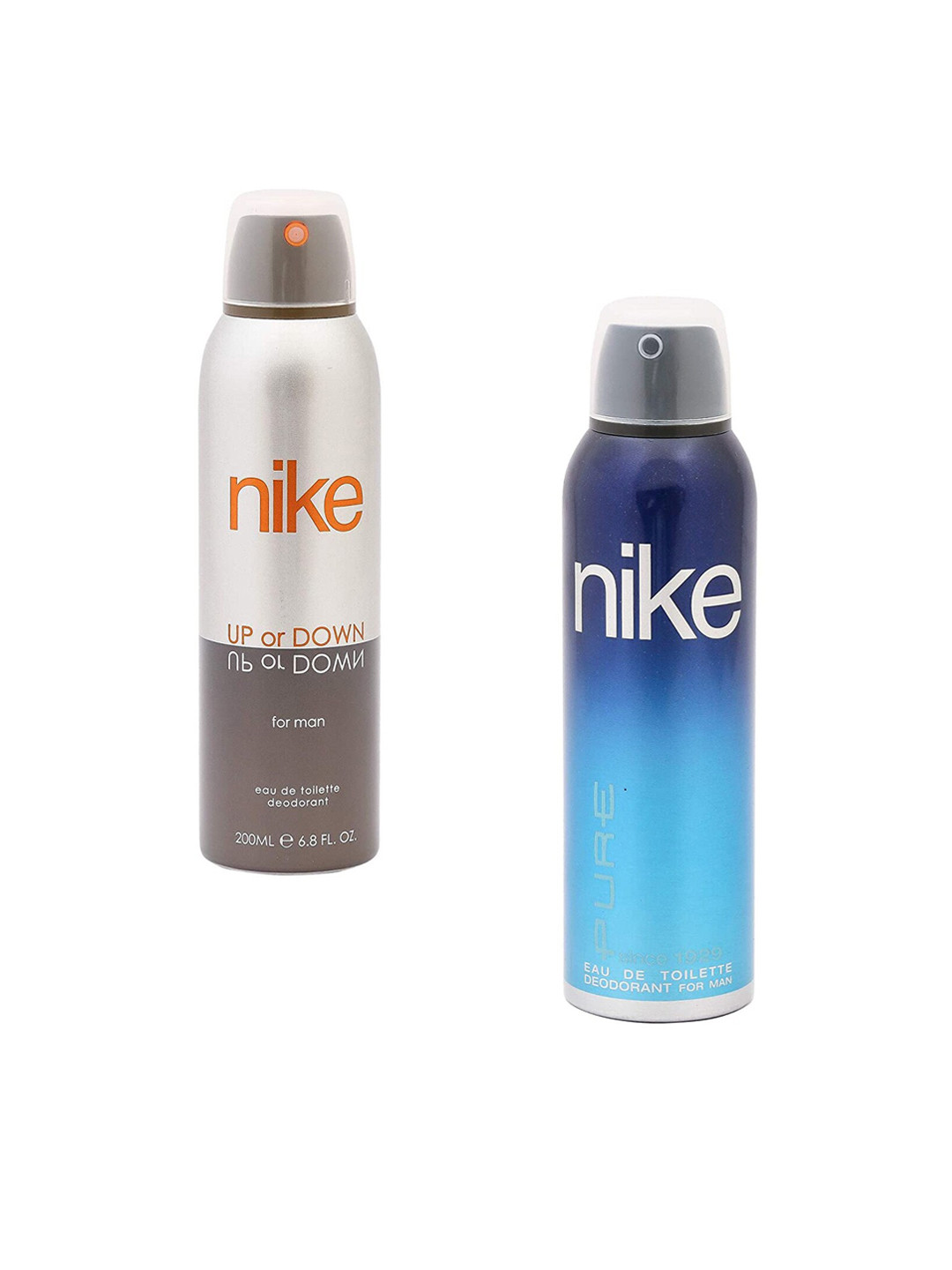 Buy Nike Men Set Of 2 Deodorant Up Or Down & Pure 200ml Each ...