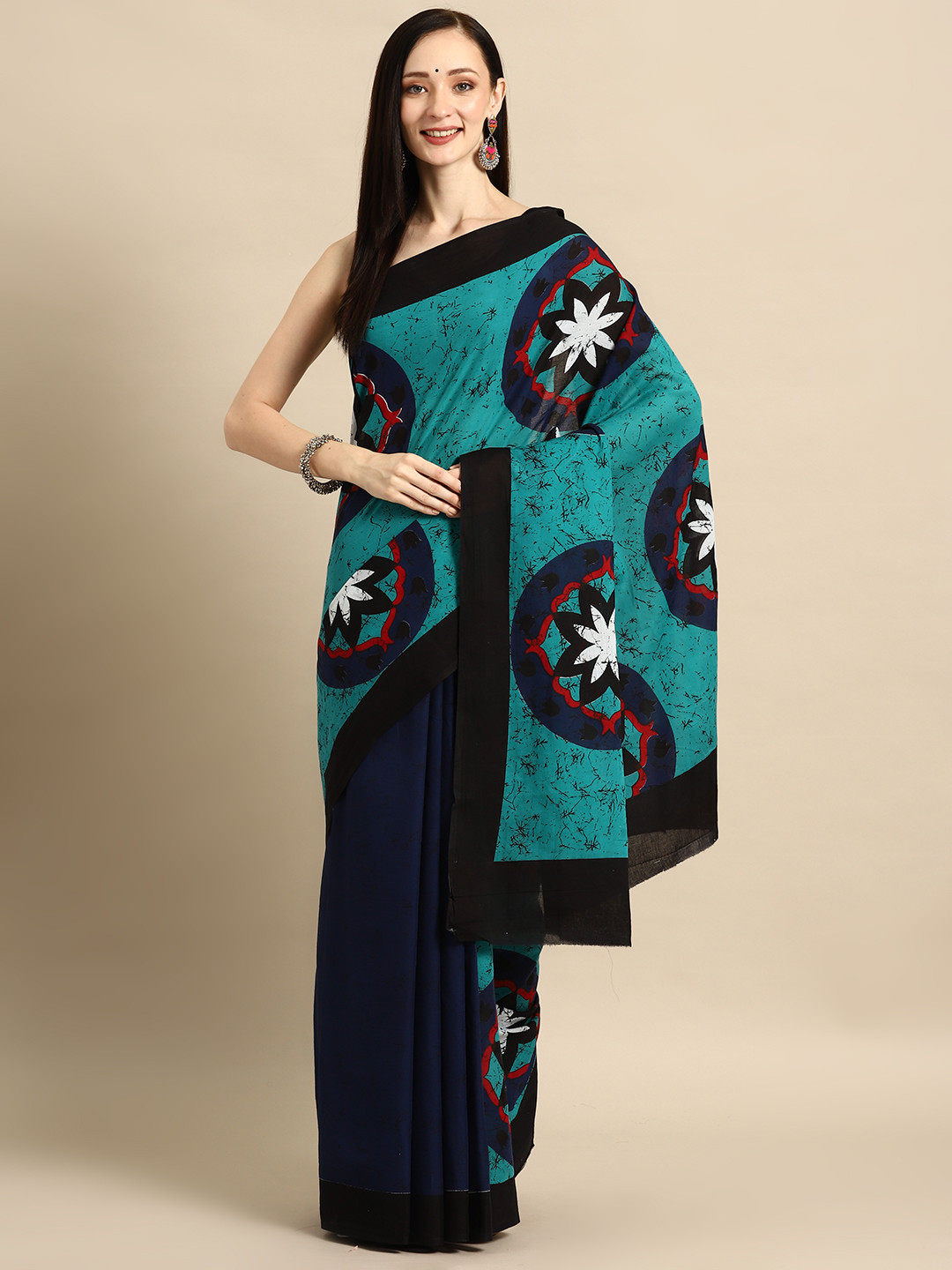 Buy BUTA BUTI Floral Pure Cotton Saree - Sarees for Women 22983376 | Myntra