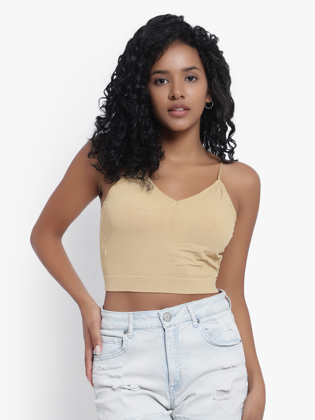 Buy PARKHA Ribbed Full Coverage All Day Comfort Heavily Padded Dry Fit ...