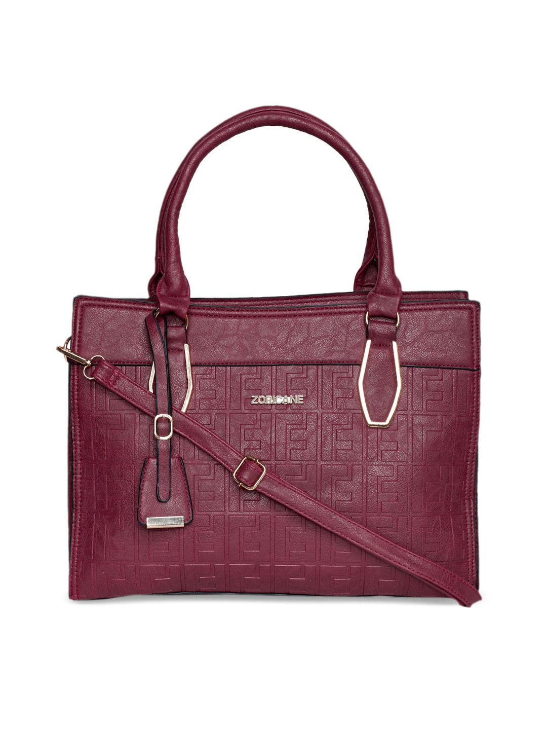 Buy Zoricane Maroon Solid Handheld Bag - Handbags for Women 2299790 ...