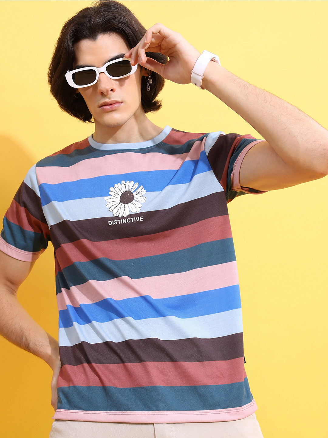 Buy KETCH Striped Relaxed Fit T Shirt - Tshirts for Men 22998078 | Myntra
