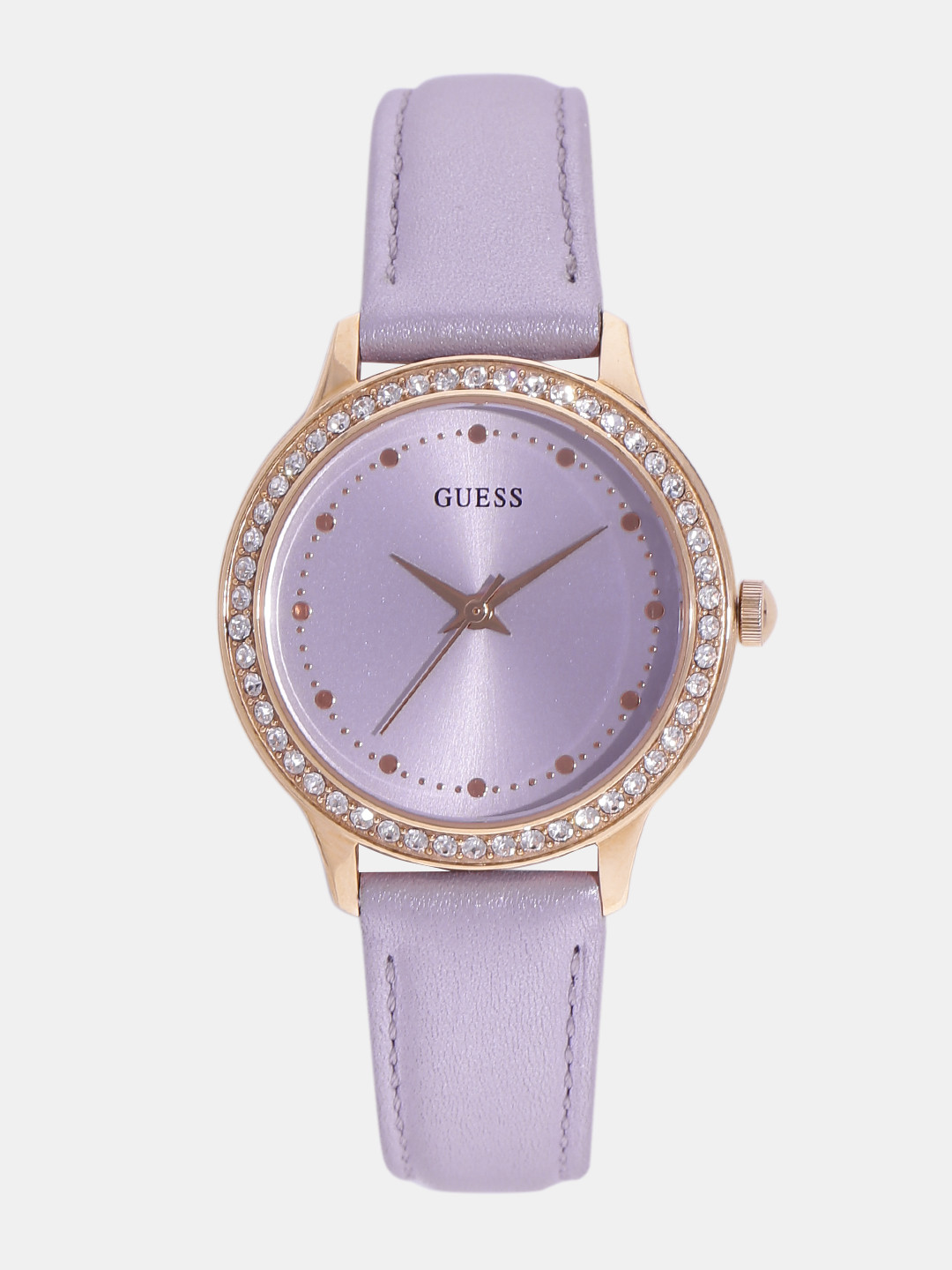 Buy GUESS Women Purple Analogue Watch W0648L14_OR - Watches for Women ...